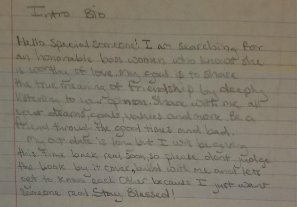 EMMANUEL CHAPLAIN-26985-047 – LoveaAPrisoner